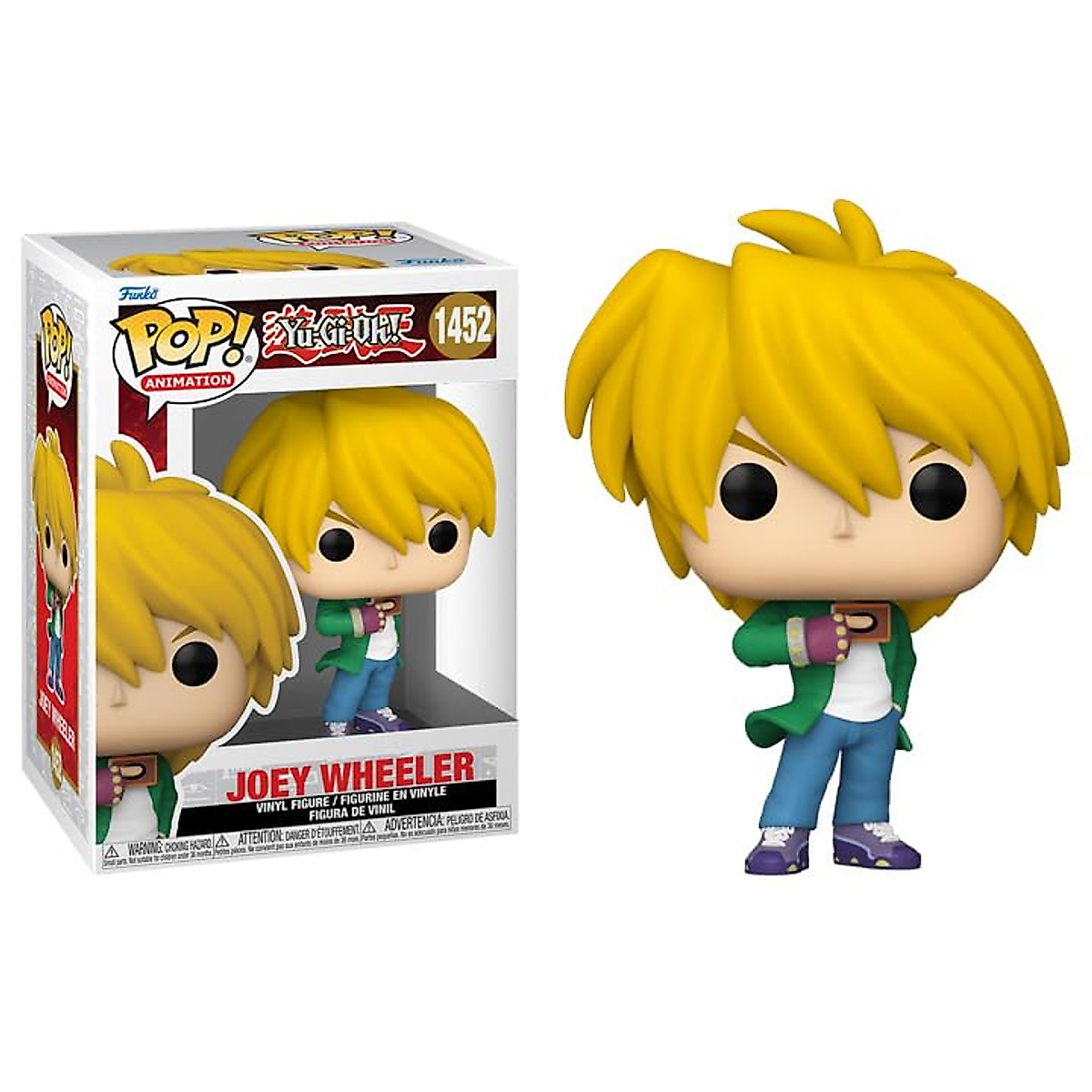 POP Yu-Gi-Oh! - Joey Wheeler (Demon Kingdom) Funko Vinyl Figure (Bundled with Compatible Box Protector Case), Multicolor, 3.75 inches