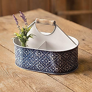 CTW 550092 Floral Caddy, 10-inch Width, Navy Blue