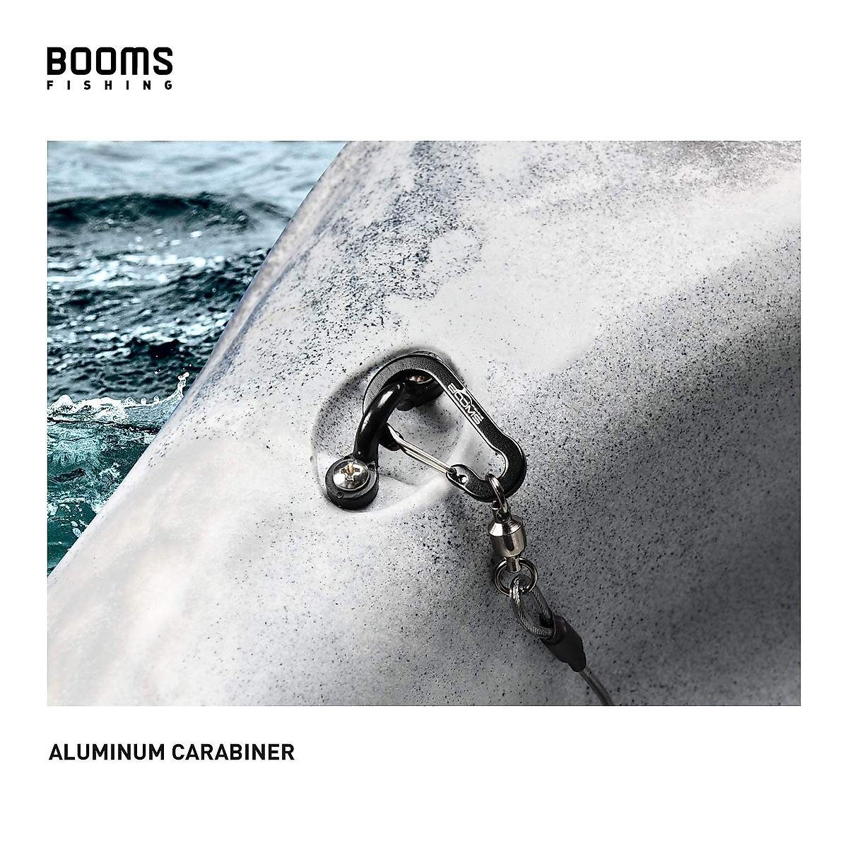 Booms Fishing T02 Coil Lanyard and RB1 Rod Tie Straps