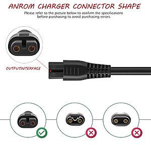 Anrom Replacement 4.5V Clipper Charger Compatible with Babylisspro Barberology FX787,FX788,FX870,FX820 Trimmers Charger Cord 10 ft
