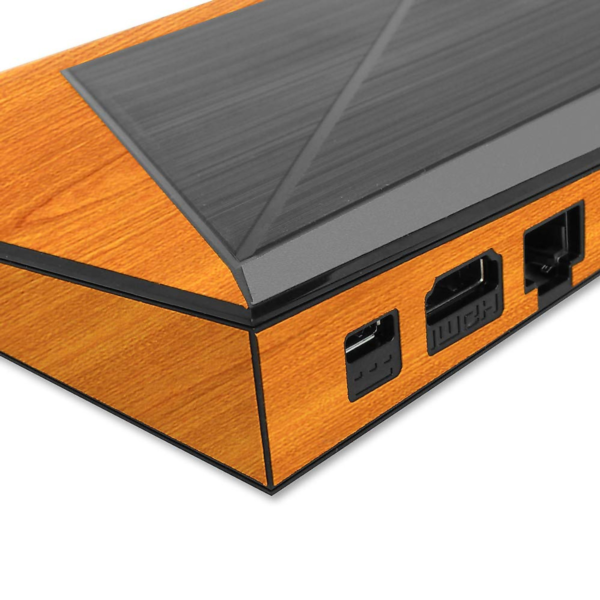 Skinomi Light Wood Full Body Skin Compatible with NVIDIA Shield TV (2015)(Full Coverage) TechSkin Anti-Bubble Film