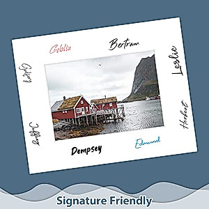 Golden State Art, Uncut 16x20 White Mats Matboards, Acid Free, for Photos, Frames, DIY Projects (10 Pack, 16x20 Inches)