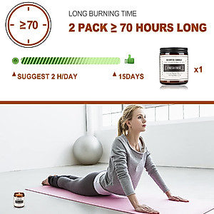 Candles for Home Scented, 14.4 oz Lavender Scented Candles, Sandalwood Rose Candles, 2 Pack Candles Gifts for Women, Large Candles Set Gifts for Mothers Day, Birthday, Christmas