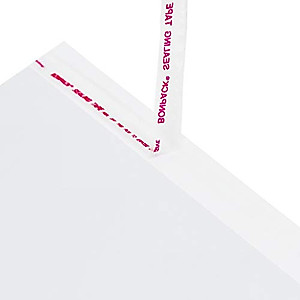 Wowfit 100 Count 11x15 inches Clear Cellophane Plastic Bags, Resealable Self-Sealing Cello Bags Great for Packaging Clothing, Shirts, Decorative Wrappers, Party Favors, Artwork and More