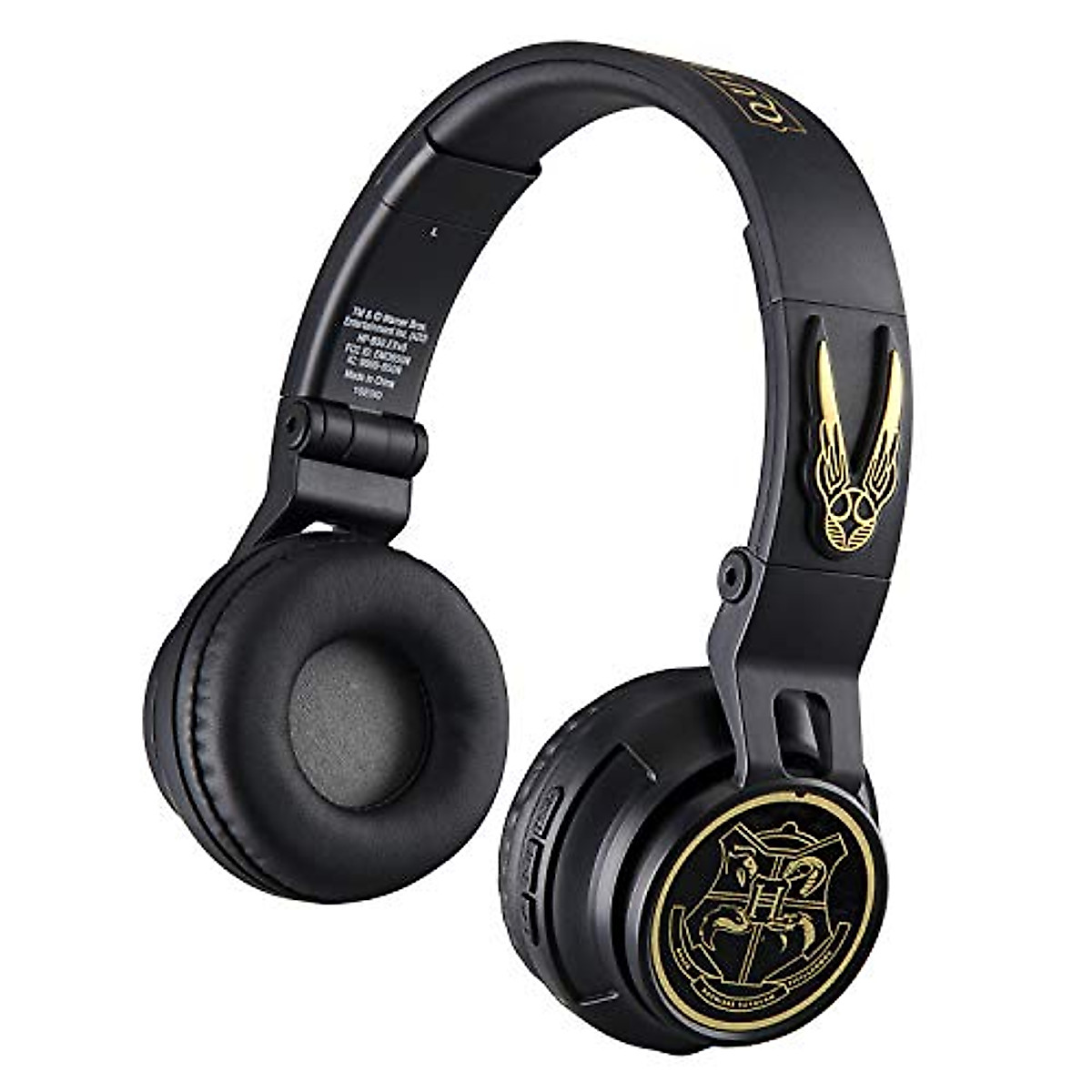 eKids Harry Potter Kids Bluetooth Headphones, Wireless Headphones with Microphone Includes Aux Cord, Volume Reduced Kids Foldable Headphones for School, Home, or Travel