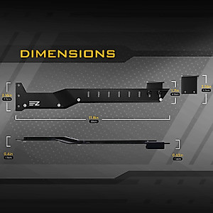 EZDIY-FAB GPU Holder Brace Graphics Card GPU Support Video Card Holder Bracket, Video Card Sag Holder/Holster Bracket Support RX6700,RTX3090- 309EZ-Black