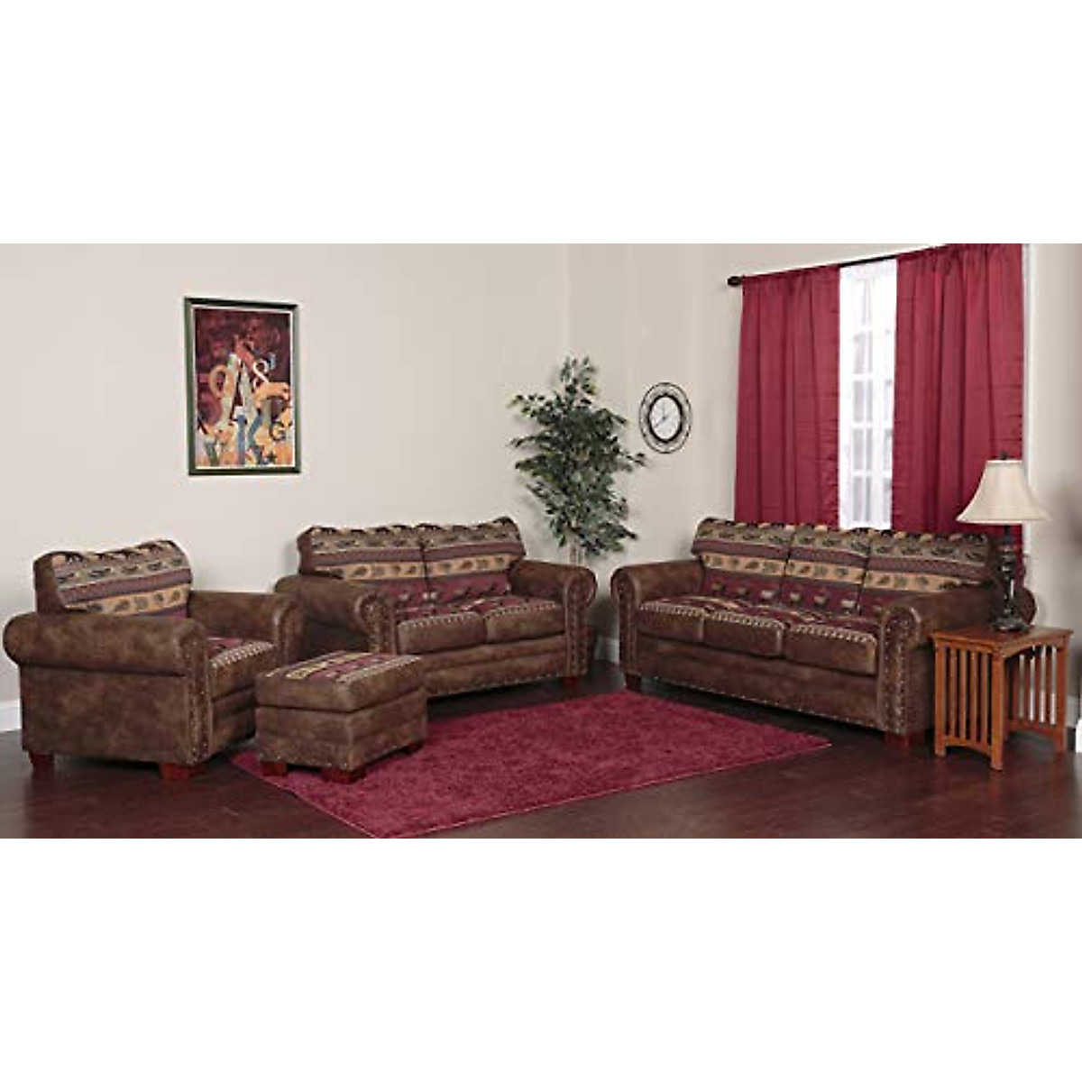 American Furniture Classics 4-Piece Sierra Lodge Sofa