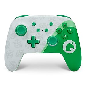 PowerA Enhanced Wireless Controller for Nintendo Switch - Animal Crossing: Nook Inc., Nintendo Switch Lite, Gamepad, Game Controller, Bluetooth Controller, Rechargeable - Nintendo Switch