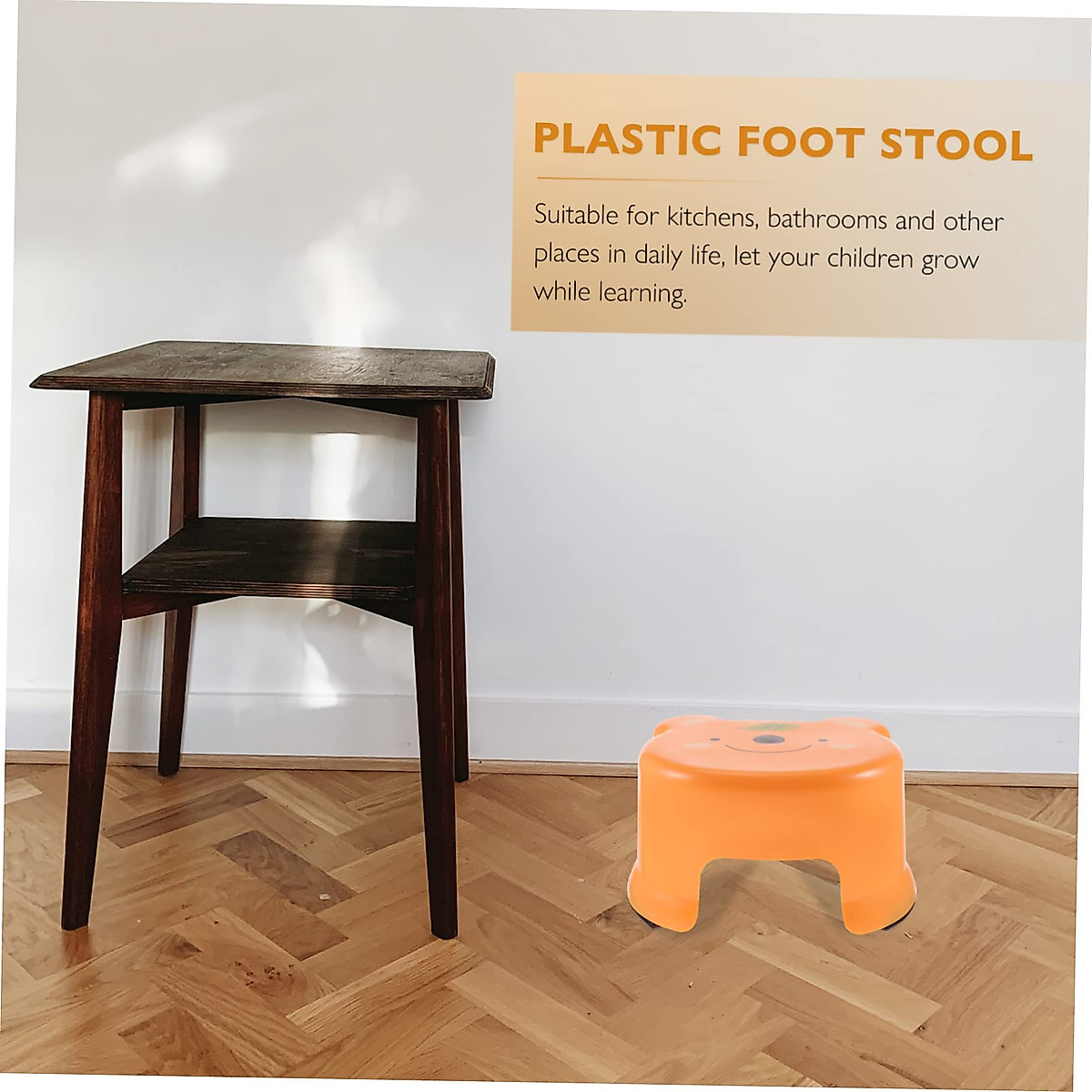 ibasenice 3pcs Cartoon Plastic Stool Potty Training Chart Poop Stool for Bathroom Stool Toddler Bathroom Step Stool Plastic Step Stools for Small Step Stool Bench Child Toilet