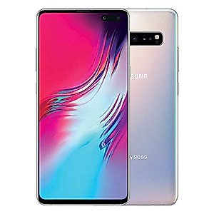 Samsung Galaxy S10 G977U 5G 256GB Factory Unlocked Android Smartphone - Crown Silver - (Renewed)