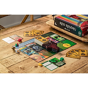 Stonemaier Games: Red Rising | A Competitive Strategy Game Based on The Novels from Pierce Brown | Craft a Hand of Powerful Characters from The World of Red Rising | 1-6 Players, 60 Mins, Ages 14+