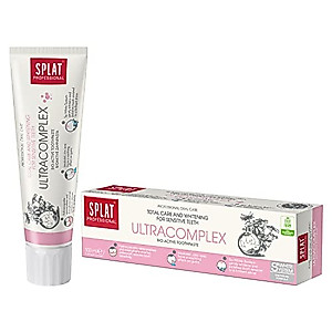 Splat Professional Series Ultracomplex Toothpaste, Comprehensive Care and Whitening for Sensitive Teeth