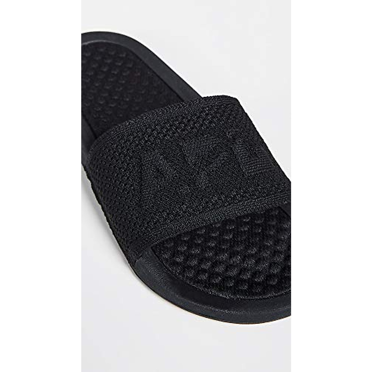 APL: Athletic Propulsion Labs Women's Big Logo TechLoom Slide Sandals, Black, 8 Medium US