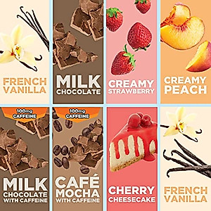 Ensure Max Protein Nutrition Shakes, Variety Pack, With 30g of Protein, 1g of Sugar, Nutrients to Support Immune System Health, High Protein Shake, 11 fl oz, Pack of 8, Liquid