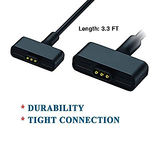 Charging Cable Compatible with Fitbit Ionic Charger, 3.3FT Replacement USB Charger Cable Cord Adapter for Ionic Smart Watch