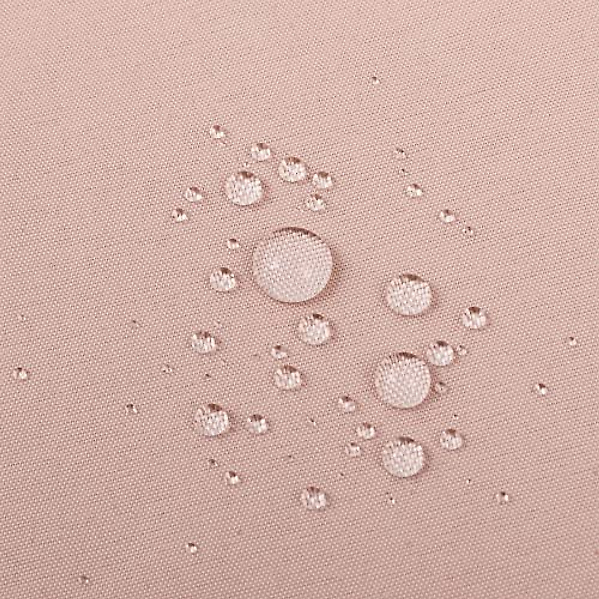 ALYVIA SPRING Pink Shower Curtain Liner Fabric with 3 Magnets - Waterproof Soft Hotel Quality Cloth Shower Curtain for Bathroom, Light-Weight & Machine Washable - Standard Size 72x72, Blush Pink