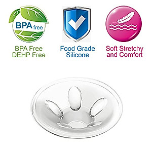 Begical Flange Massage Cushions 25mm Compatible with Philips Avent Breastpump 30mm and ameda 30.5 Shields/Flanges,Replace Flange Insert or Avent SCF332/SCF334/SCF330 Cushion Parts/Accessories