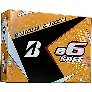 BRIDGESTONE 2021 e6 Golf Balls (One Dozen), White