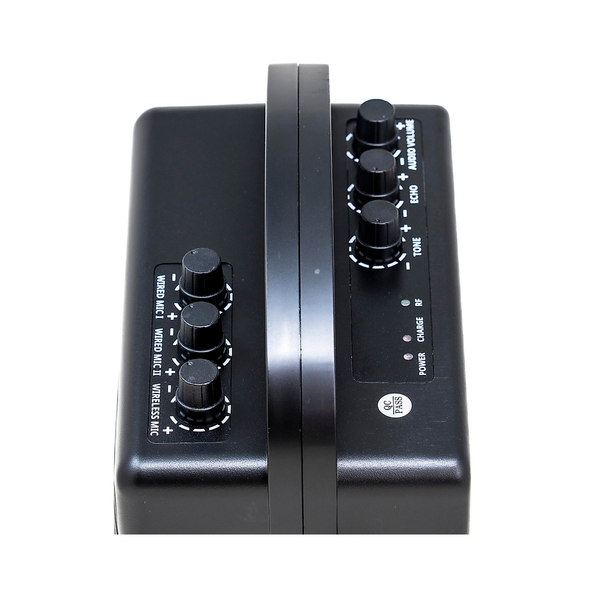 HISONIC HS120BT HL Portable PA System with Wireless Microphones and Lithium Rechargeable Battery and Car Cable Bluetooth Connected with Cell Phones and Pads Black