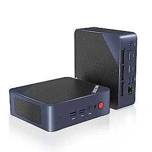 BOSGAME B95 Mini PC Intel 12th Gen N95 (up to 3.4GHz) Mini Desktop Computers W11 Pro 16GB RAM 512GB M.2 SSD, Micro PC Support 4K UHD Dual HDMI & Type-C, Dual WiFi 5, BT 4.2