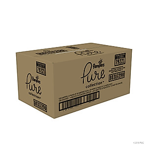 Pampers Pure Disposable Baby Diapers, Hypoallergenic and Fragrance Free Protection Size 2, 128 Ct. with Aqua Pure 4X Pop-Top Sensitive Water Baby Wipes, 224 Ct.