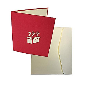 DUBRIX 3D Popup Greeting cards Pop Up Card with envelope Cat in the box for kids,girl friends The Perfect Handmade Gifts on Birthday