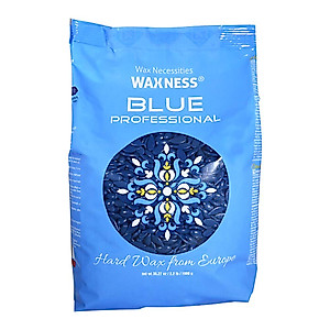 Waxness Premium Hard Wax Beads Blue Professional 2.2 Pounds