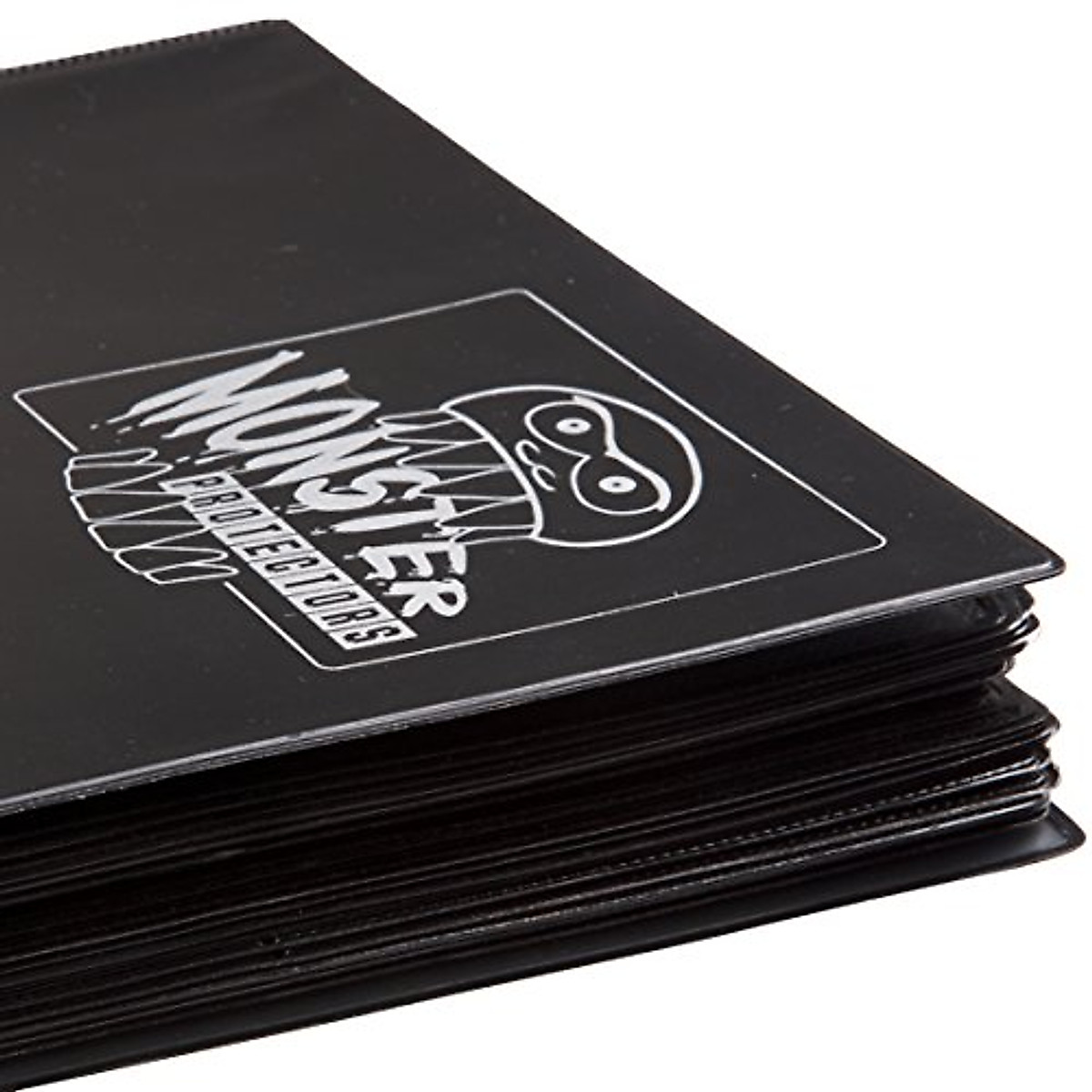 Monster 9 Pocket Trading Card XL Binder - Matte Black Album, Anti-Theft & Anti-Drop TCG Protection w Side Loading Padded Pockets, Double Sided, Holds 720 Cards, For Sport, Gaming, Kpop, Christmas Gift