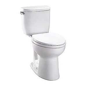 TOTO CST243EF#12 Entrada Two-Piece Round 1.28 GPF Universal Height Toilet, Sedona Beige