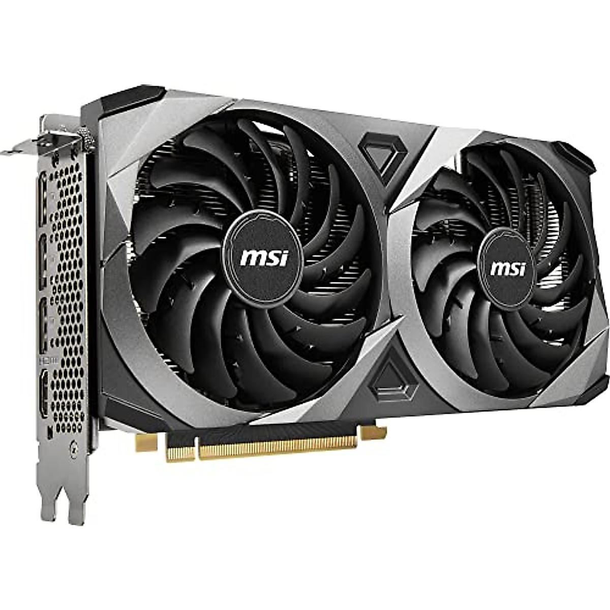 MSI Gaming GeForce RTX 3060 Ti LHR 8GB GDRR6X, 256-Bit, HDMI/DP, Nvlink, Torx Fan 3, Ampere Architecture OC Graphics Card (RTX 3060 TI Ventus 2X 8GD6X OC)