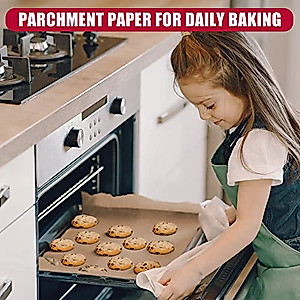 Baking Paper Sheets Kitchens Unbleached Parchment Paper Roll With Band Saw Blade 66SFt,Fits 12 Inch Pans