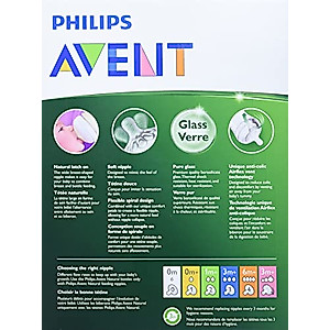 Philips Avent Natural Glass Bottle Baby Gift Set, SCD201/01