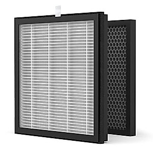 Tailulu H13 True HEPA Air Purifier Replacement Filter for HQZZ-260 Air Purifier, With 3-in-1 Filter for Large Room Filter Allergies Pollen Smoke Dust Pet Dander（1 Pack）