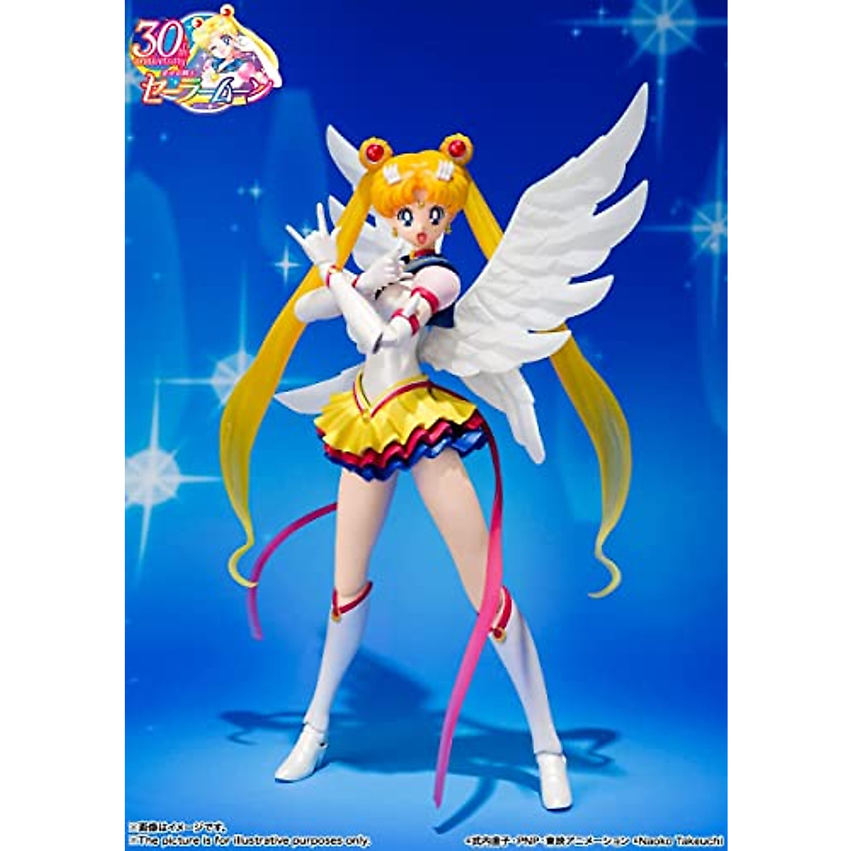 TAMASHII NATIONS - Pretty Guardian Sailor Moon Sailor Stars - Eternal Sailor Moon, Bandai Spirits S.H.Figuarts Action Figure