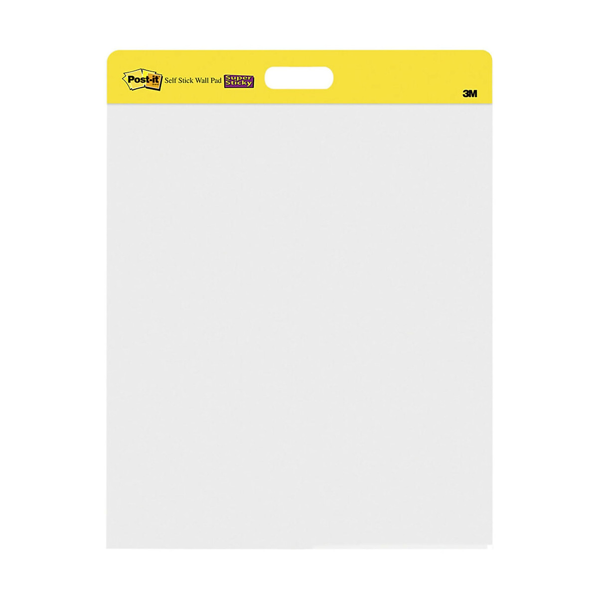 Post-it Easel Pad, 20 in x 23 in, White, 20 Sheets/Pad, 2 Pads/Pk, Mounts to surfaces with Command Strips included (566)