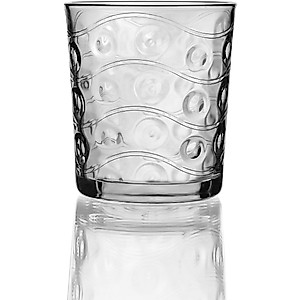 Circleware Cosmo Huge 16-Piece Glassware Set of Highball Tumbler Drinking Glasses and Whiskey Cups for Water, Beer, Juice, Ice Tea Beverages, 8-15.75 oz & 8-12.5 oz, Parade