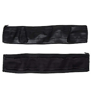 Handle Sleeve Cover for Babyzen YOYO2 / YOYO+ Strollers, Artificial Leather Black