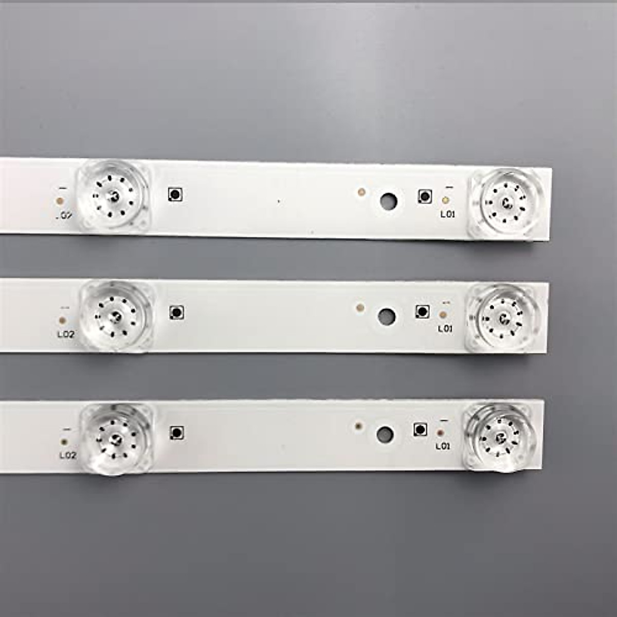 SENHE L40P1A-F Light Bar TOT-40D2900-3X8-3030C YHA-4C-LB4008-YH07J Total Length 69CM 3 Light Bars Compatible with TCL