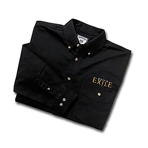 Myst 3: Exile - Black Embriodered Denim Shirt (XL) - PC