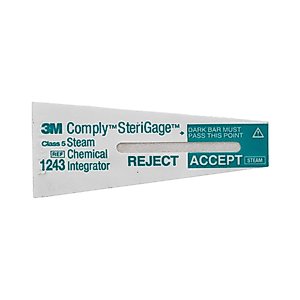 3M COMPLY (STERIGAGE) CHEMICAL INTEGRATORS 2" x 3/4" Integrators For Steam, Moving Front, Convenienc by 3M