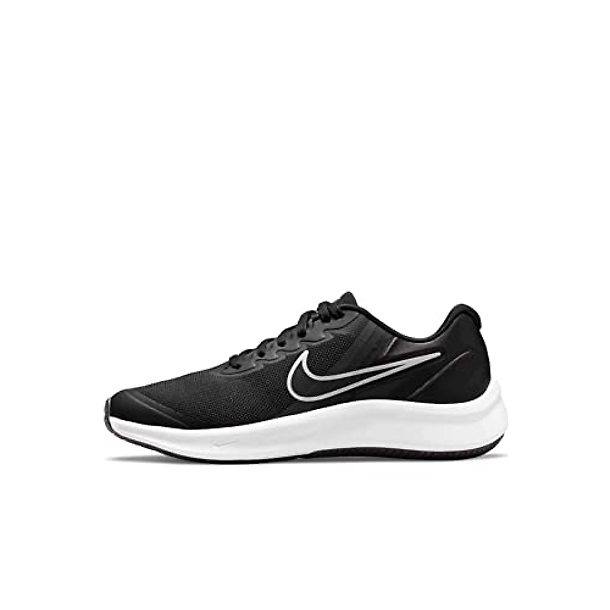 NIKE girl's Running Shoes, Black Grey Dark Smoke Grey Dark Smoke, 38.5 EU