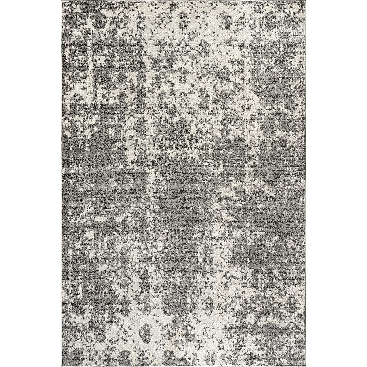 nuLOOM Deedra Modern Abstract Area Rug - 5x8 Area Rug Modern/Contemporary Grey/Ivory Rugs for Living Room Bedroom Dining Room Kitchen