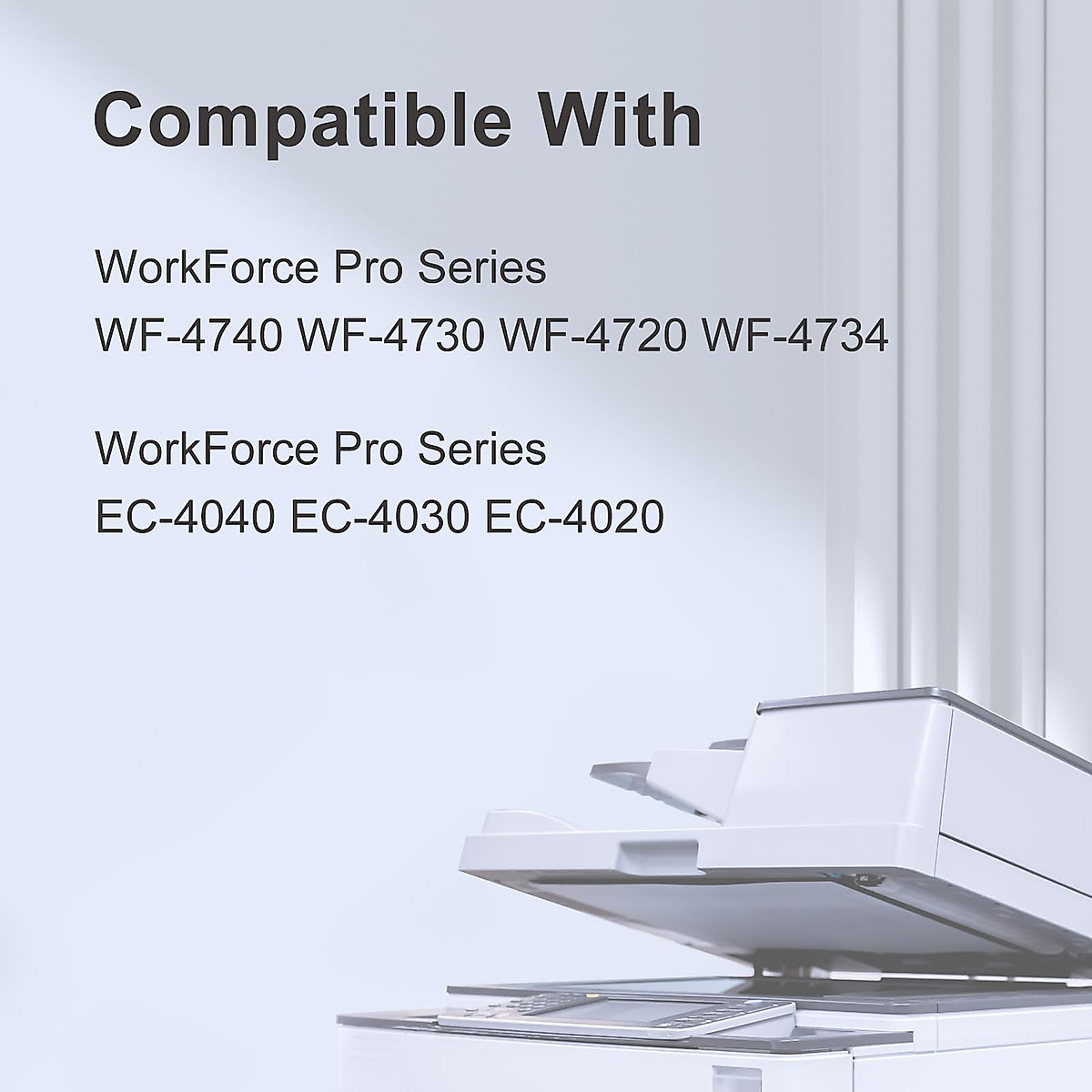 TEINO 802 Ink Cartridges Replacement for Epson 802 802XL Ink Cartridges Combo Pack for Epson Workforce Pro WF-4740 WF-4730 WF-4720 WF-4734 EC-4020 EC-4030 (4-Pack) 802XL T802XL Ink Cartridges