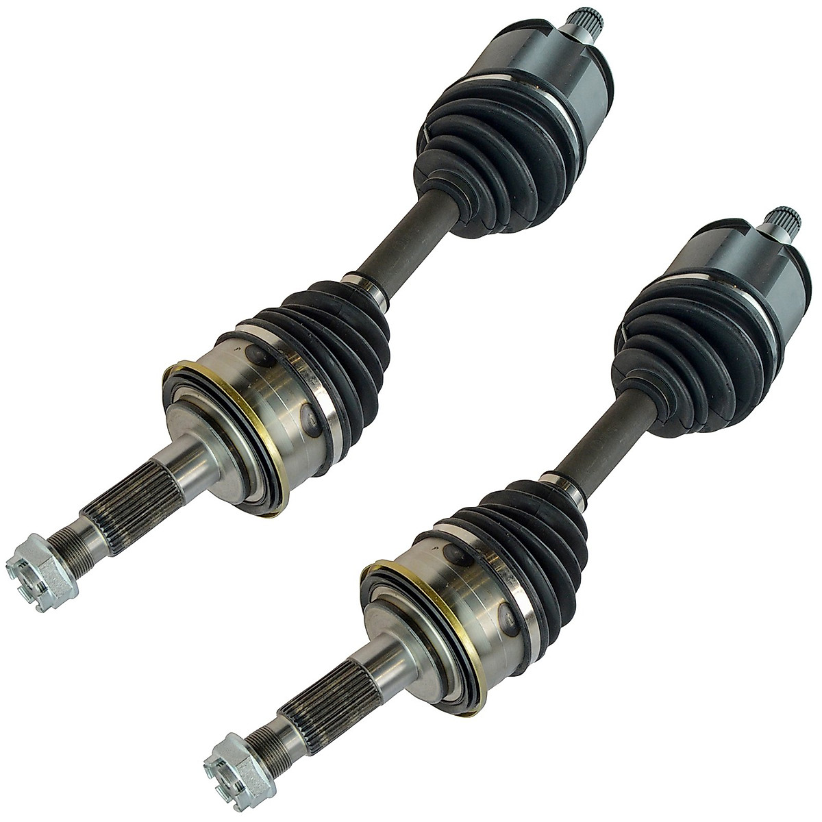 TRQ Front CV Axle Shaft Assembly Pair Set of 2 Compatible with Toyota Tacoma 4Runner