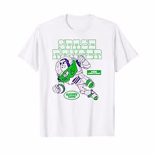 Amazon Essentials Pixar Toy Story Stylized Buzz Lightyear Space Ranger T-Shirt