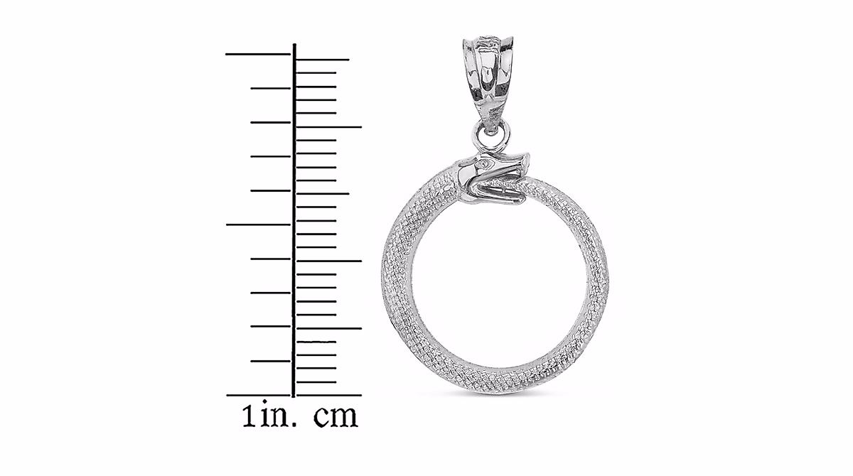 Sterling Silver Eternal Cycle Ouroboros Serpent Snake Eternal Cycle ...