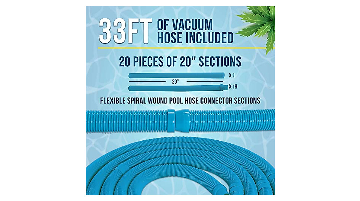 Powerful U.S. Pool Supply Octopus Automatic Pool Vacuum Cleaner & Hose Set