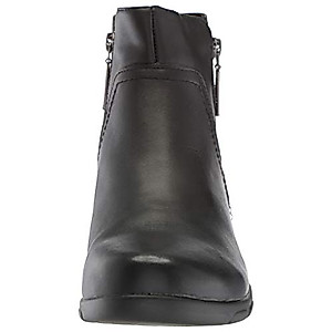 Propét Womens Waverly Zippered Casual Boots Ankle Low Heel 1-2" - Black - Size 8 2E