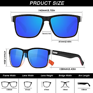GRFISIA Vintage Polarized Sunglasses for Men and Women Driving Sun glasses 100% UV Protection