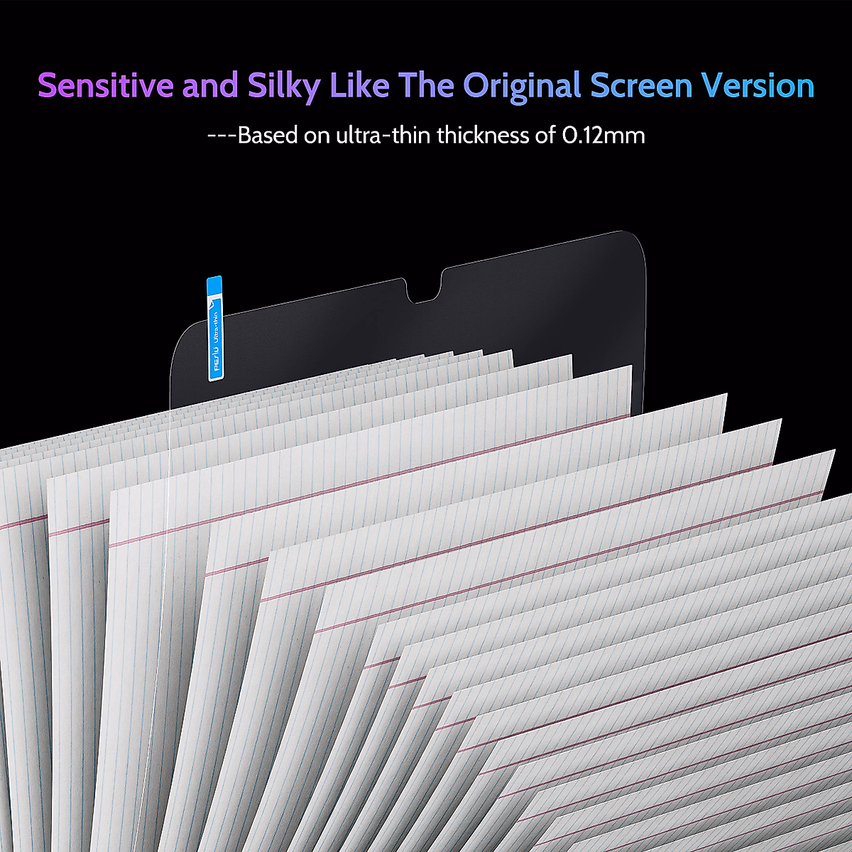 Peslv 2 Pack Anti Blue Light Paper Film for iPad 10th Gen 2022 (10.9 Inch), Drawing & Writing Feel Like on Paper, Matte Anti Glare PET Screen Protector, BlueLight Filter Eye Protection Cover